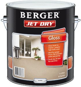 Berger Jet Dry Product Guide